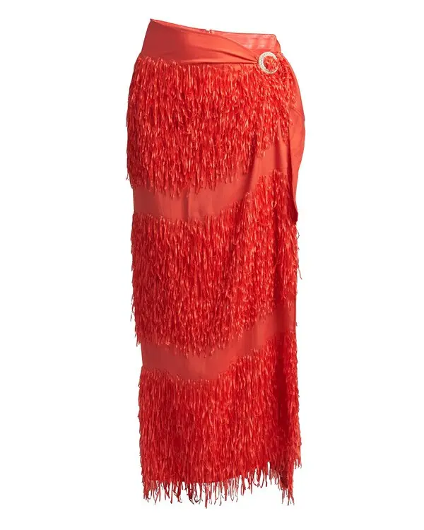 Giorgio Armani Fringe Maxi Skirt