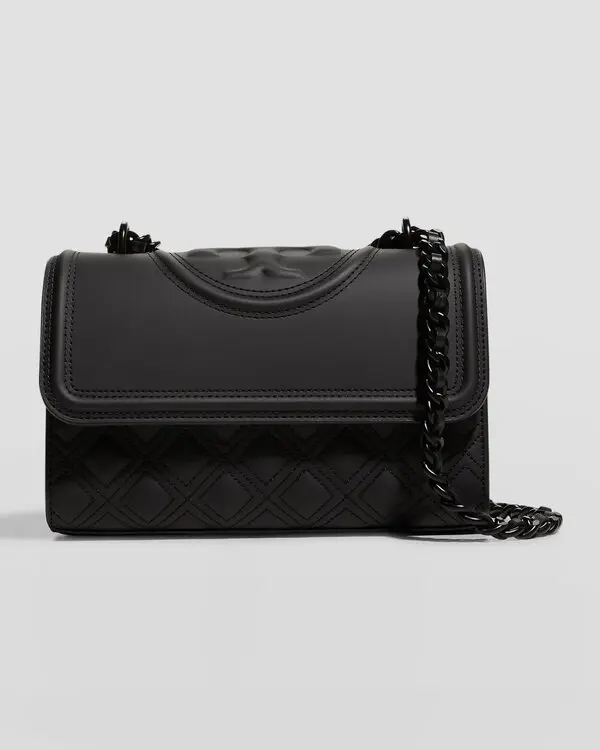 Tory Burch Fleming Small Convertible Shoulder Bag - Black