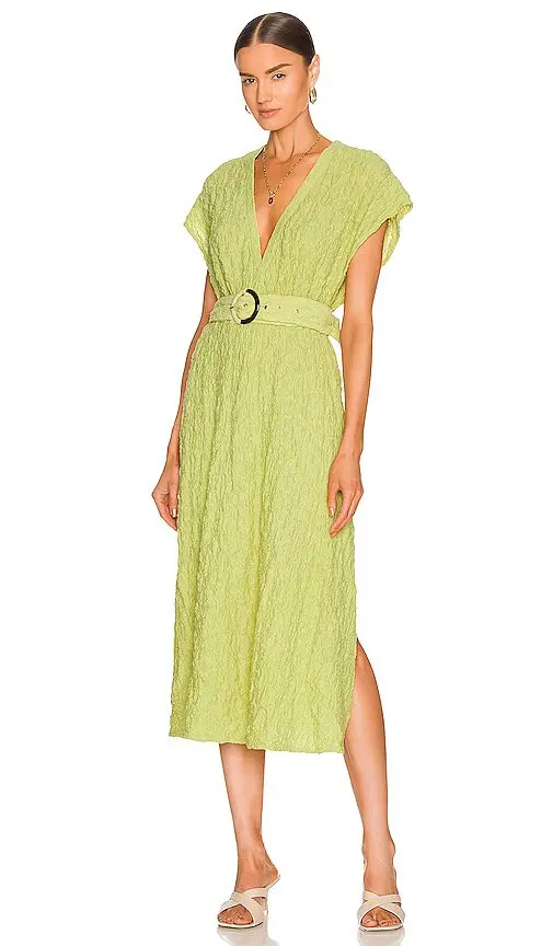 Lpa Baronicio Dress In Green In Pistachio - 73% Off | Editorialist