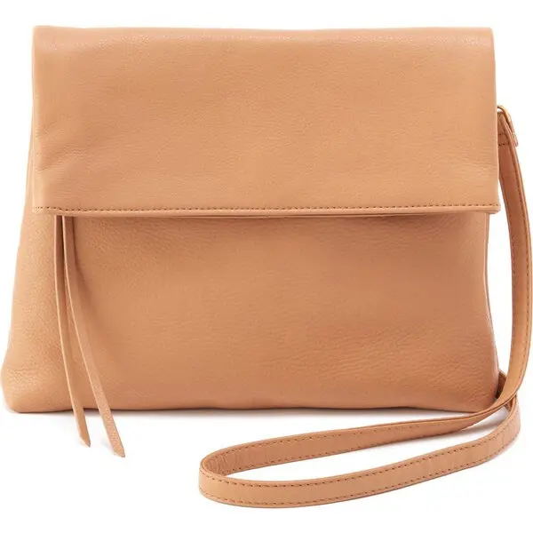 Hobo Draft Leather Crossbody Bag - Sandstorm