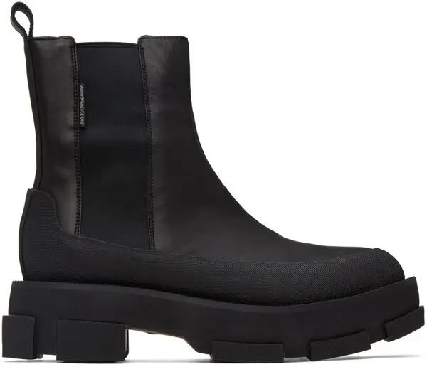 Both Black Platform Gao Chelsea Boots In 90 Black - 63% Off 