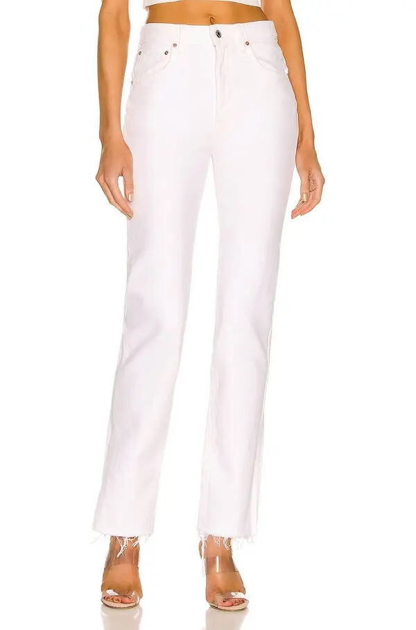 GRLFRND Harlow High-rise Boot Jeans - Silver Strand
