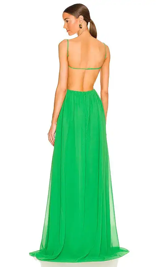 SAU LEE x REVOLVE Giselle Dress in Green - size 4