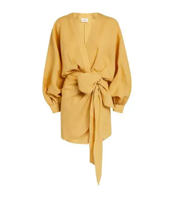 mini long sleeve white dress White Mini Dress