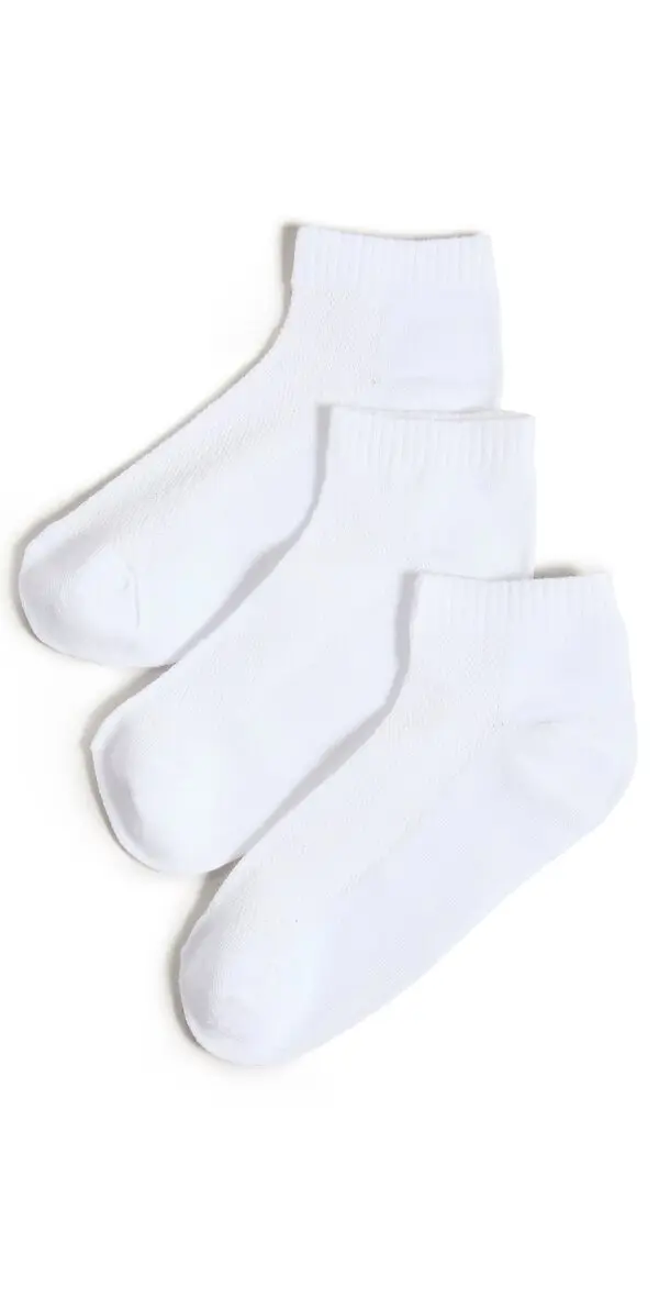 STEMS Everyday Ankle Socks Pack - Whites
