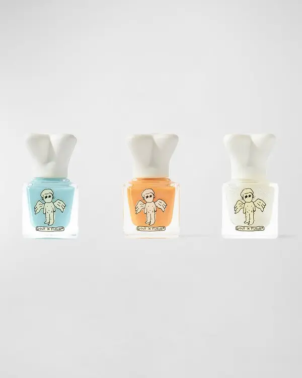 GOLF LE FLEUR 3-pack Solid Gloss Nail Polish Collection