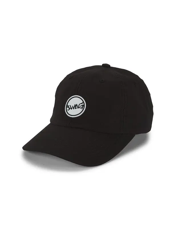 SWAG GOLF Drippy Swag Patch Baseball Cap Black Editorialist