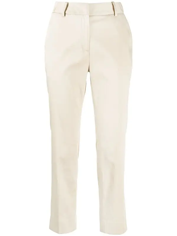 GOODIOUS Cropped Tailored Trousers