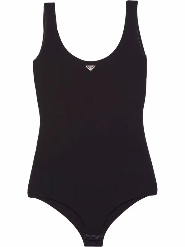 Prada Logo-plaque Bodysuit