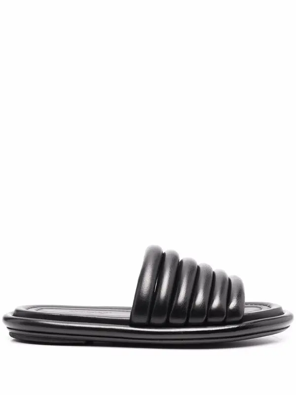 Marsèll Ribbed Leather Slides