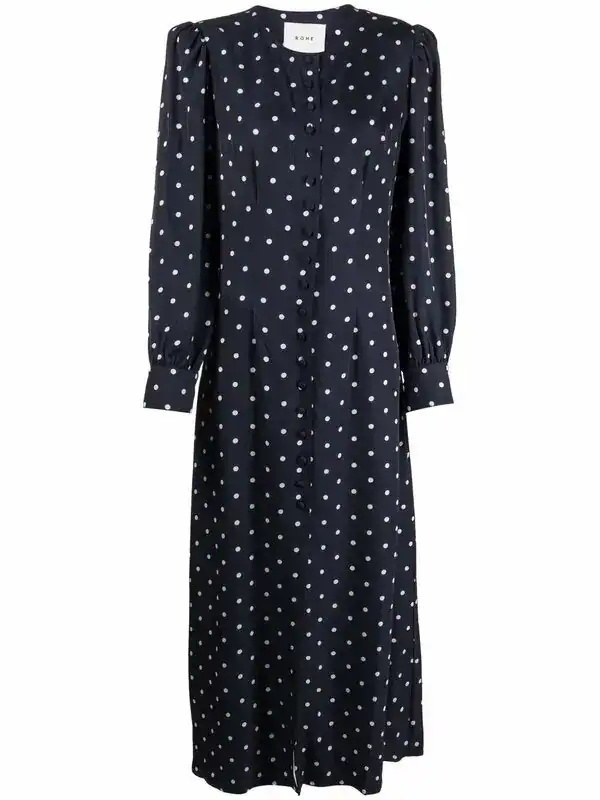 princess polly baby blue dress TOPSHOP Polka Dot Dresses for Women main image 0