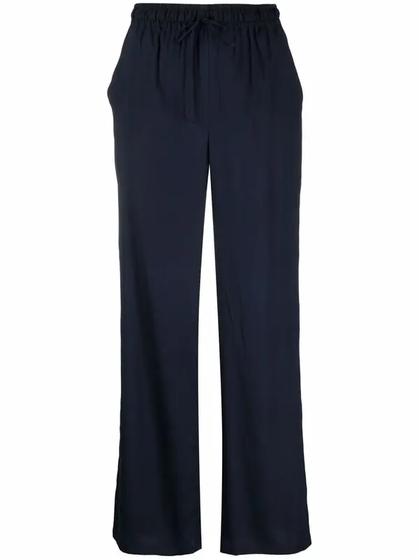 PAULA Straight-leg Trousers - Blue