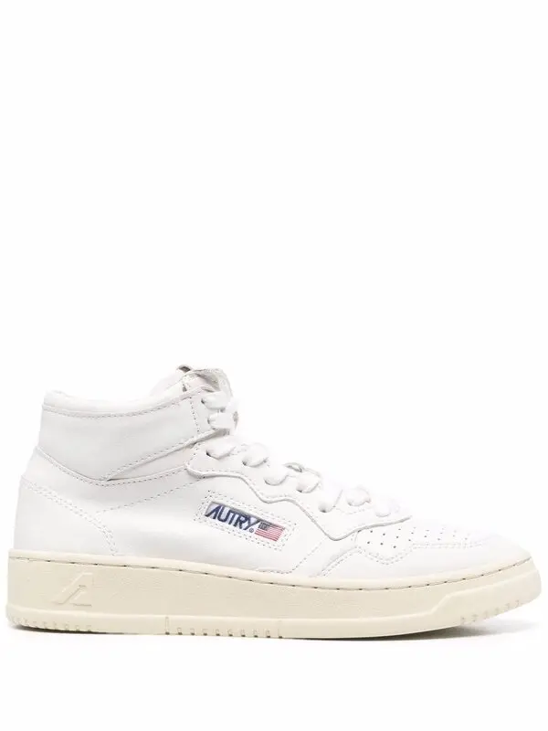 AUTRY Medalist Logo-patch Sneakers - White