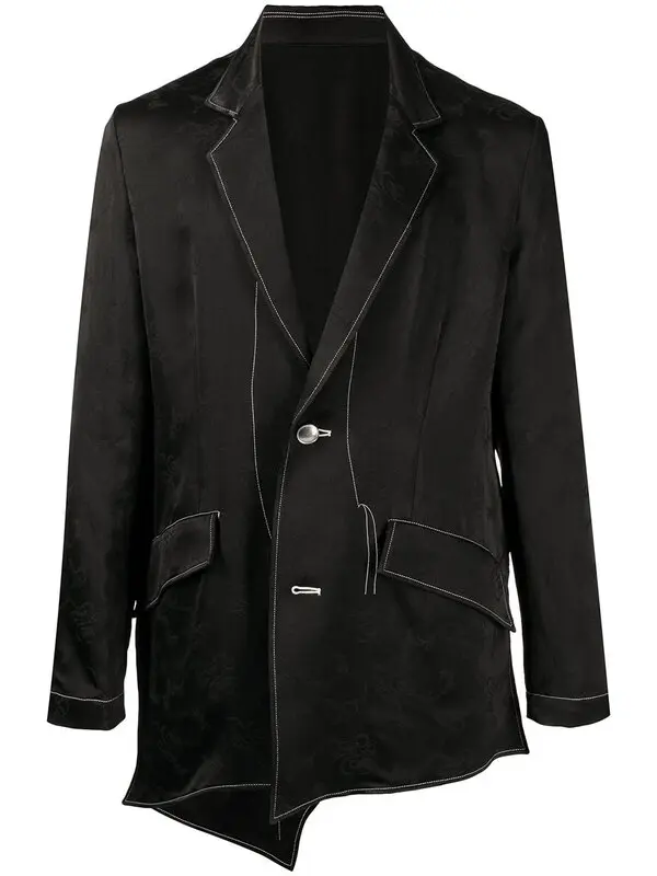 SULVAM Contrast-stitched Jacket