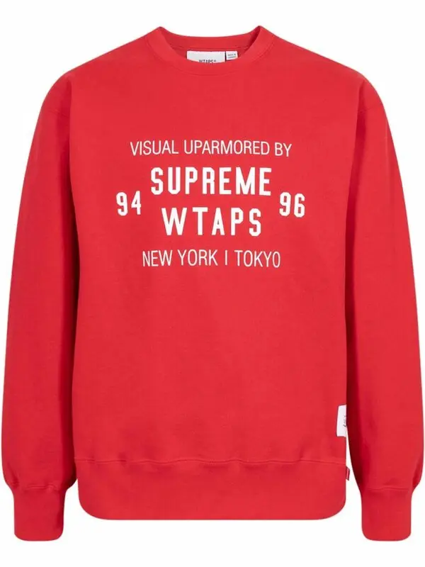 Supreme X Wtaps Crew Neck Sweatshirt