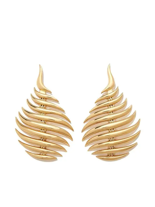 Fernando Jorge 18kt Yellow Flame Drop Earrings