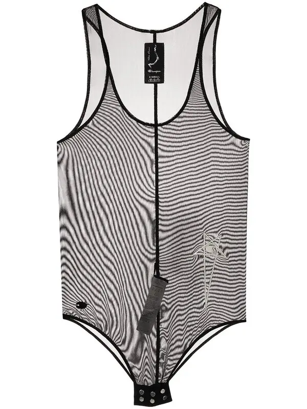 Rick Owens Embroidered-logo Tank Top