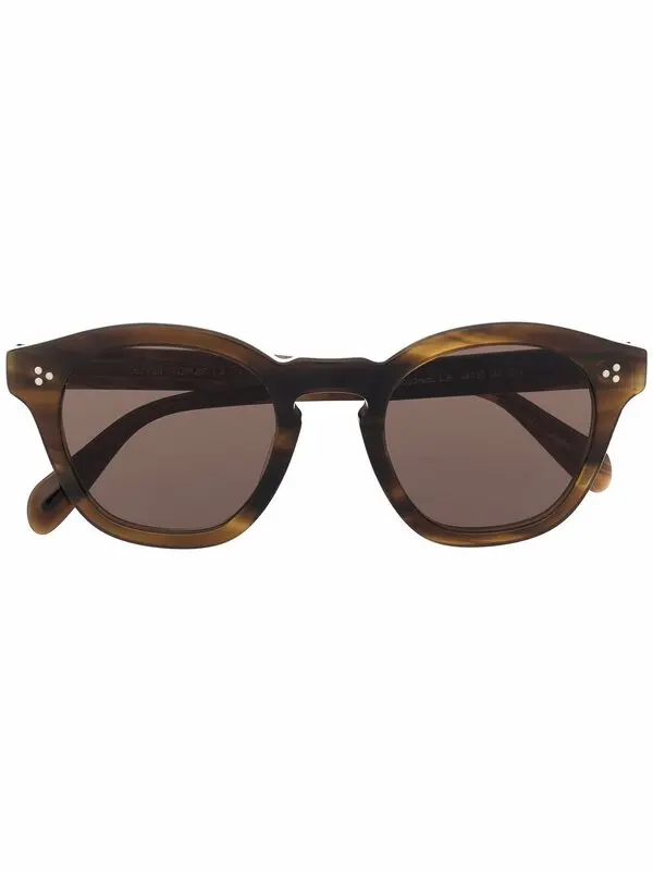 Oliver Spencer Tortoiseshell Square Sunglasses