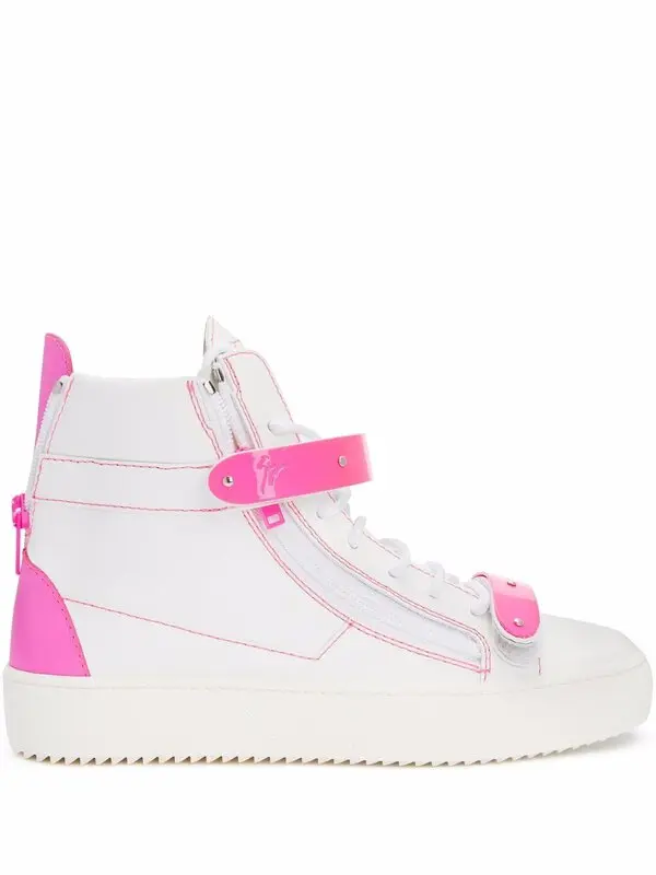 GIUSEPPE ZANOTTI Coby High-top Leather Sneakers