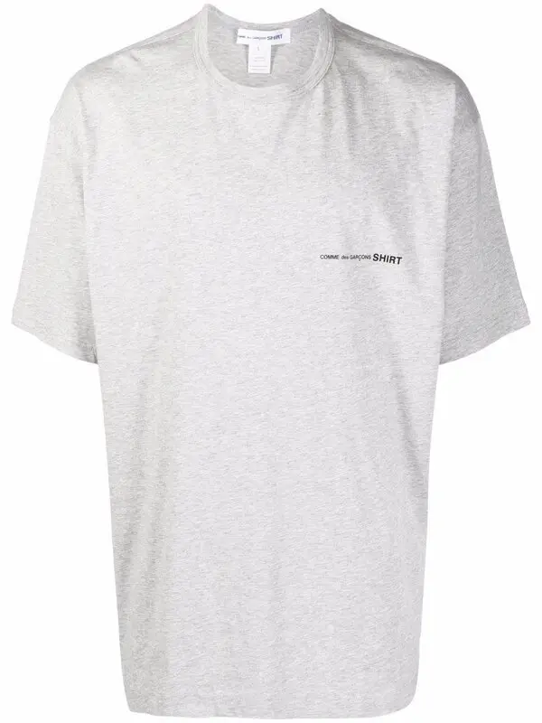 Comme Des Garçons Logo Print Cotton T-shirt