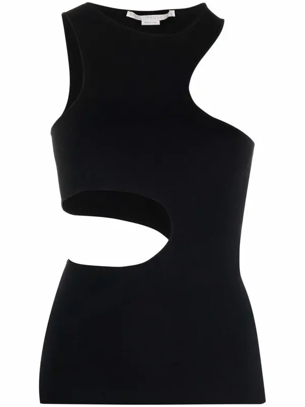 Stella McCartney Cut-out Tank Top - Black