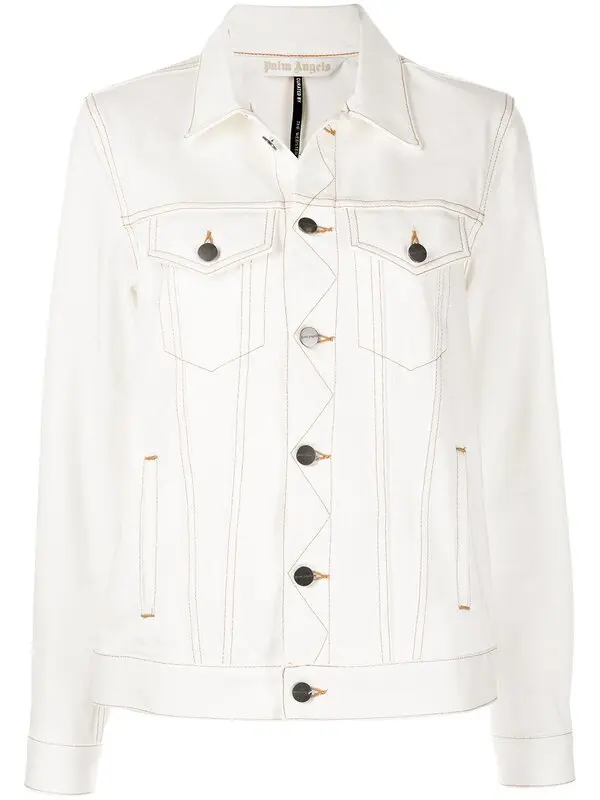 Palm Angels Logo-print Denim Jacket