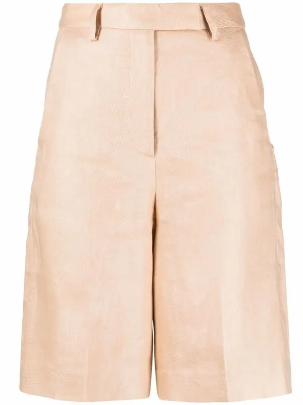 Remain Birger Christensen Tailored Linen Knee-length Shorts