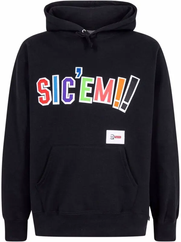 Supreme Wtaps Sic'em! Hoodie - Black