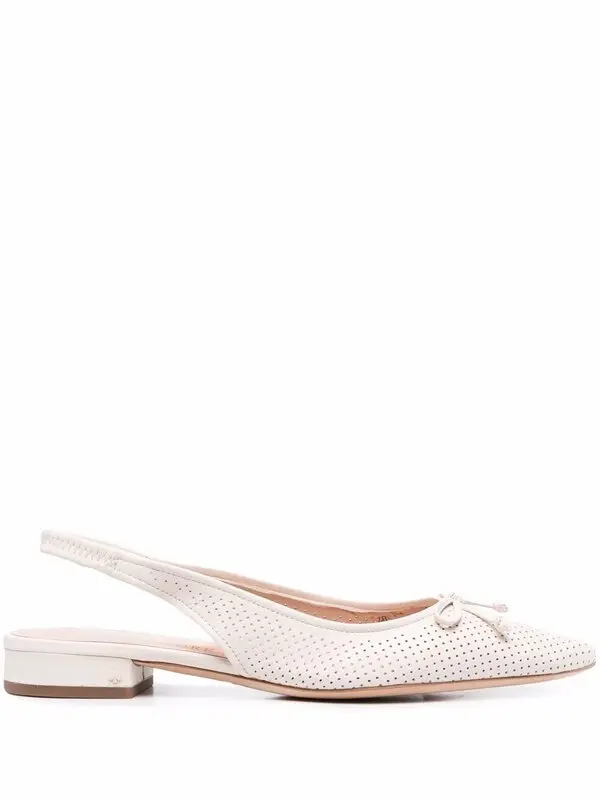 Kate Spade New York Bow-detail Ballerina Shoes - Neutrals