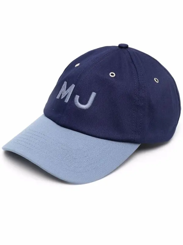 Marc Jacobs The Cap Embroidered Baseball Cap - Blue | Editorialist