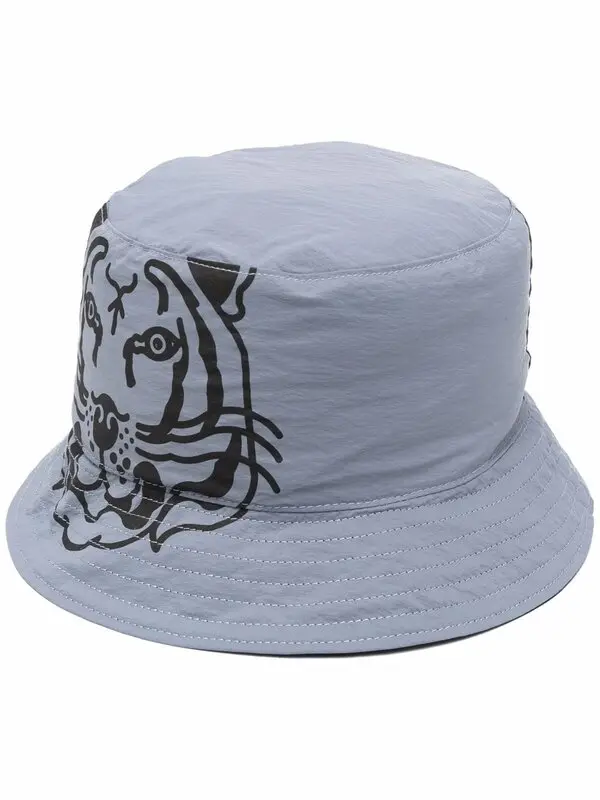 Kenzo Tiger Logo-print Bucket Hat