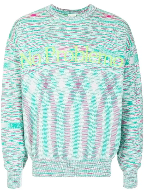 Aries Slogan-print Crew-neck Sweatshirt