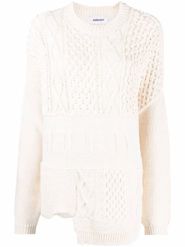 AMBUSH Patchwork Knitted Jumper