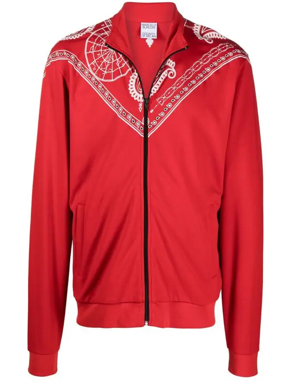 COUNTY OF MILAN Bandana-print Track Jacket