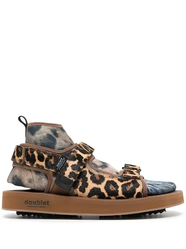 DOUBLET Animal-foot Layered Sandals