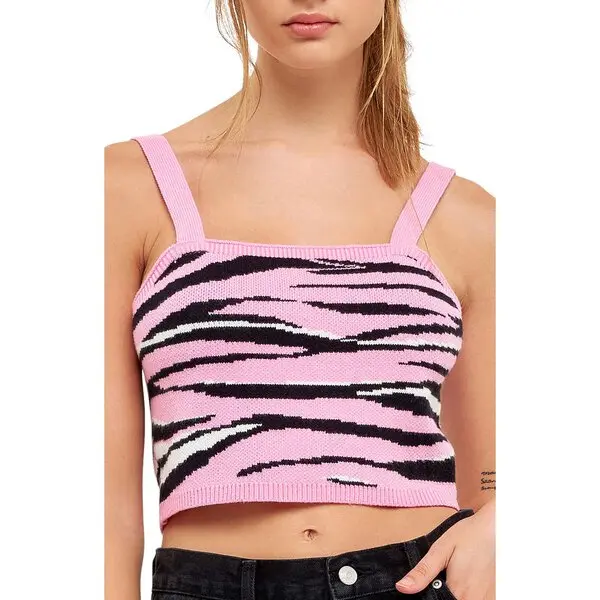GREY LAB Animal Print Tank