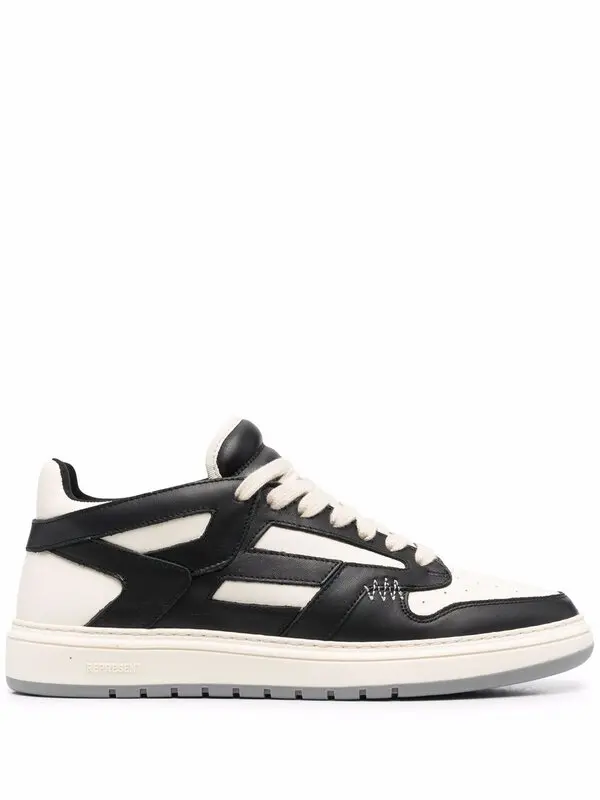 REPRESENT Reptor Low Panelled Sneakers - Black