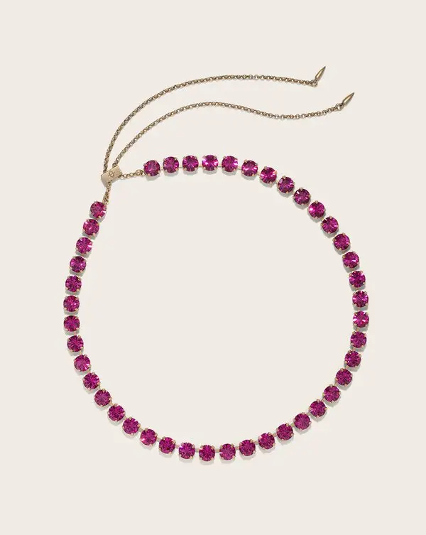 Veronica Beard Arista Slider Necklace In Pink 40% Off Editorialist