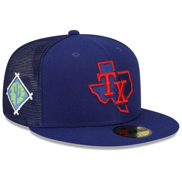 New Era Texas Rangers 2022 Spring Training 59fifty Fitted Hat - Royal ...