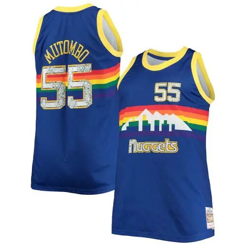 Mitchell & Ness Dikembe Mutombo Denver Nuggets Big & Tall 1991-92 Nba ...