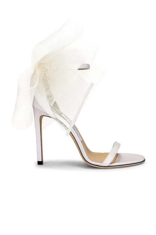 JIMMY CHOO Aveline 100 Sandal - Latte