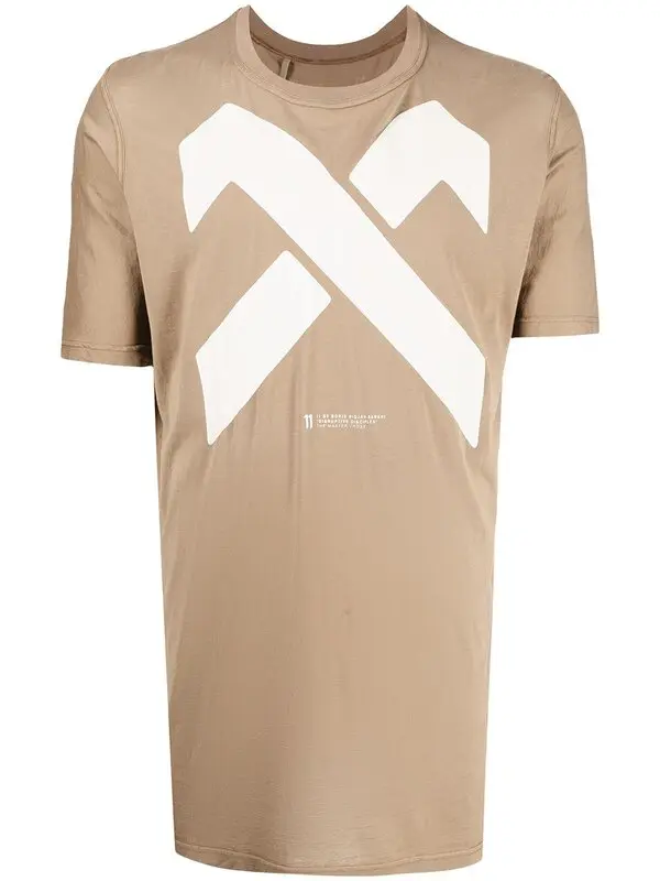 11 BY BORIS BIDJAN SABERI Logo-print T-shirt