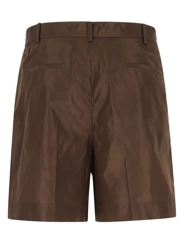 Valentino Garavani Pressed-crease Tailored Shorts - Brown