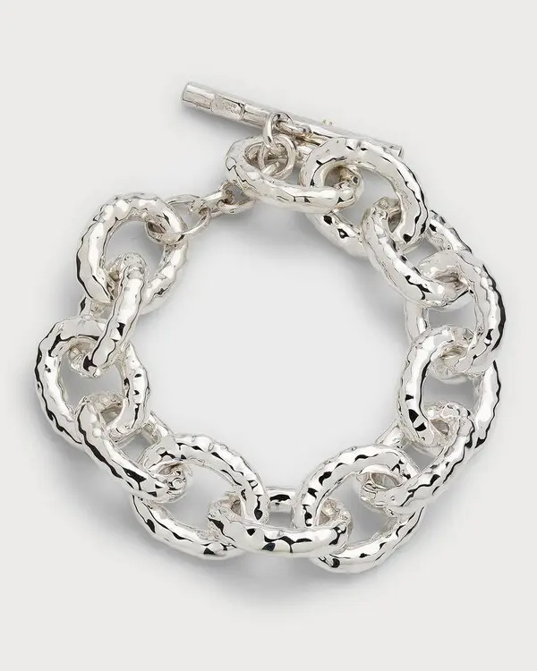 Ippolita Jumbo Hammered Bastille Link Bracelet