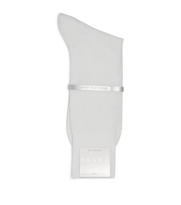 Falke No. 9 Fil D'ecosse Socks - White