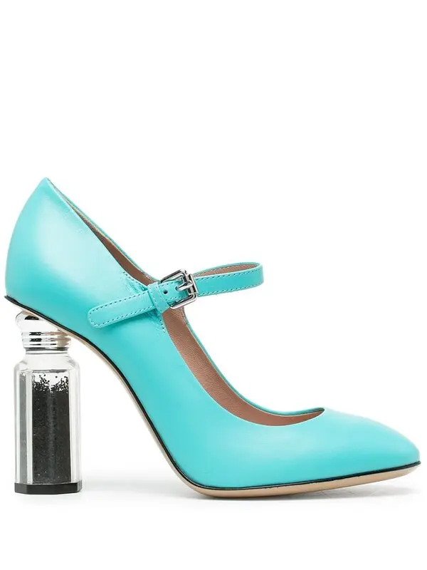 Moschino Mirrored-heel Pumps