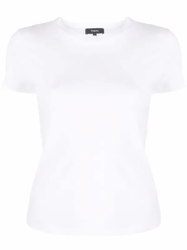 Theory Short-sleeve Pima Cotton T-shirt - White