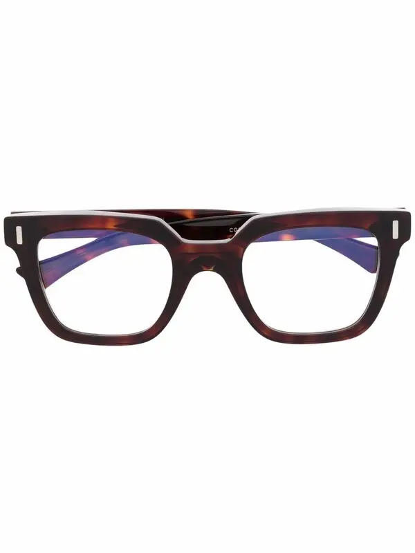 CUTLER & GROSS Tortoiseshell Square-frame Glasses