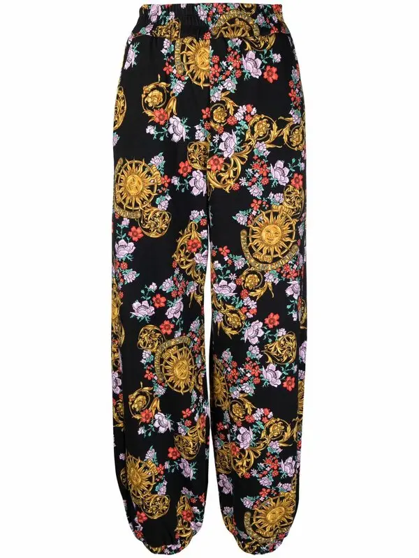 Versace Sun Flower Garland Trousers