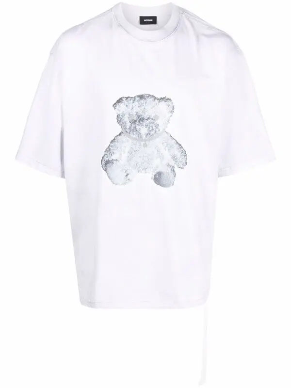 We11Done Negative Teddy Print T-shirt